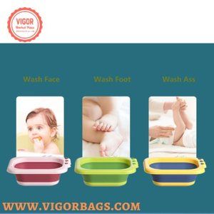 Vigor | Accessories | Multipurpose Folding Collapsible Wash Basin ...